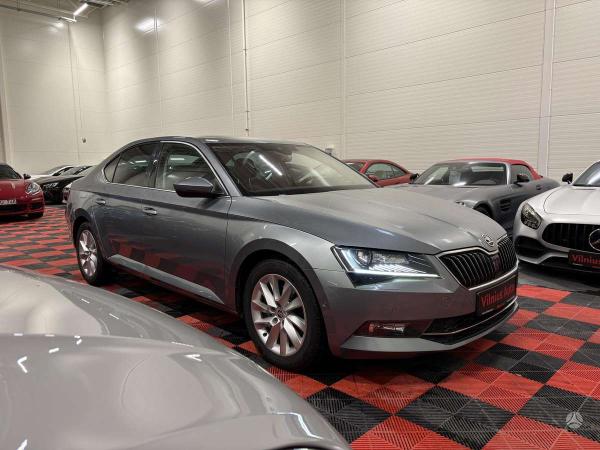 Grey Skoda SuperB 2016 in Vilnius, with an engine capacity of 1.60 L and mileage of 182 thousand km for 14990 €, photo 3 on AUTOMOTO.COM.LV