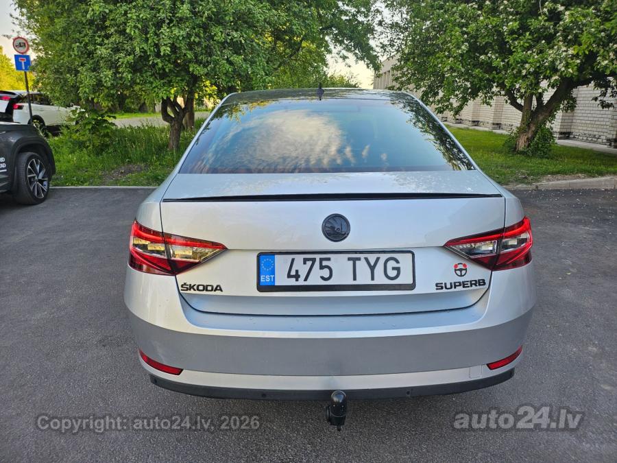 Grey Skoda SuperB 2016 in Tallinn, with an engine capacity of 2.00 L and mileage of 260 thousand km for 13500 €, photo 6 on AUTOMOTO.COM.LV
