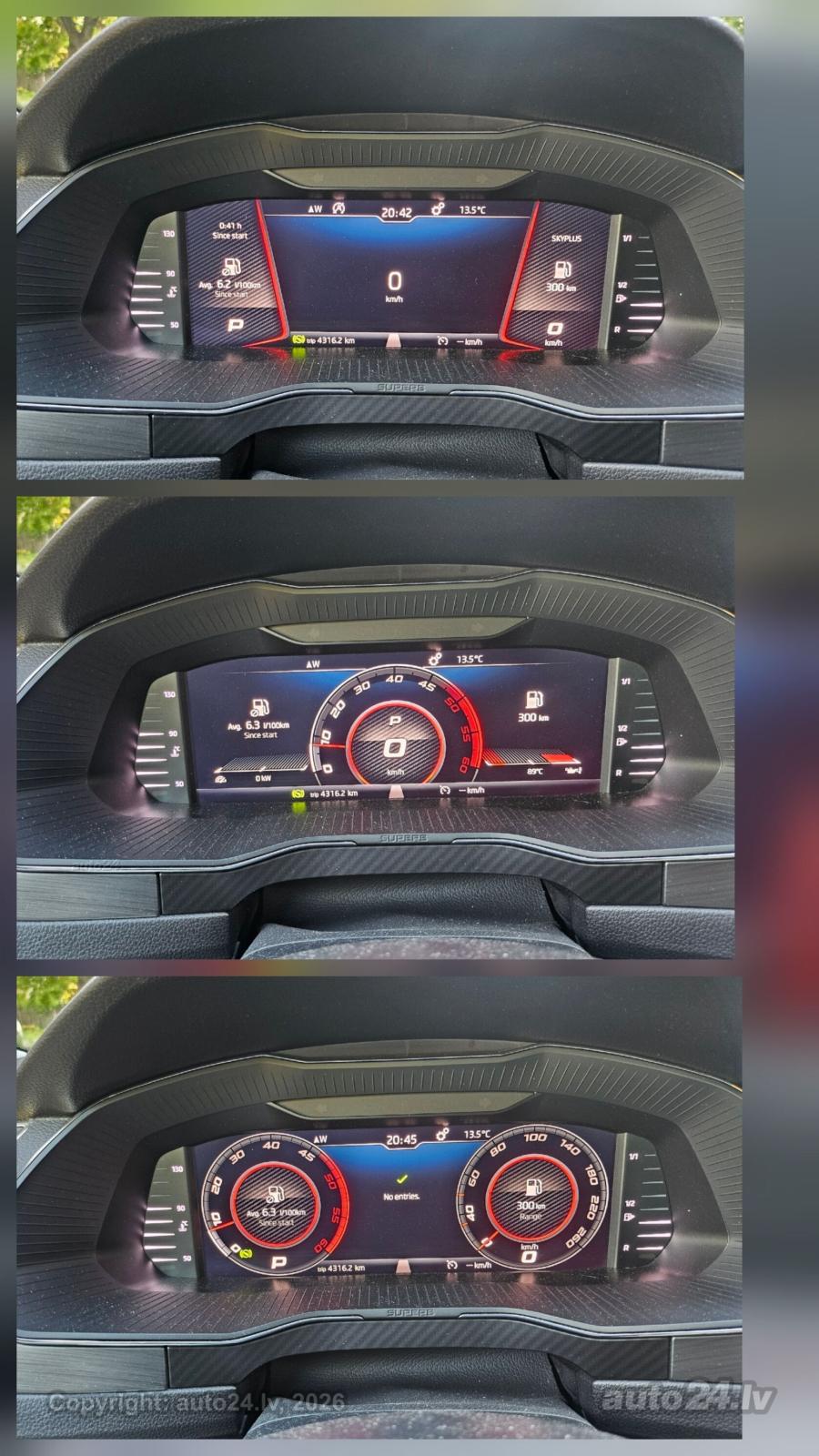 Grey Skoda SuperB 2016 in Tallinn, with an engine capacity of 2.00 L and mileage of 260 thousand km for 13500 €, photo 22 on AUTOMOTO.COM.LV
