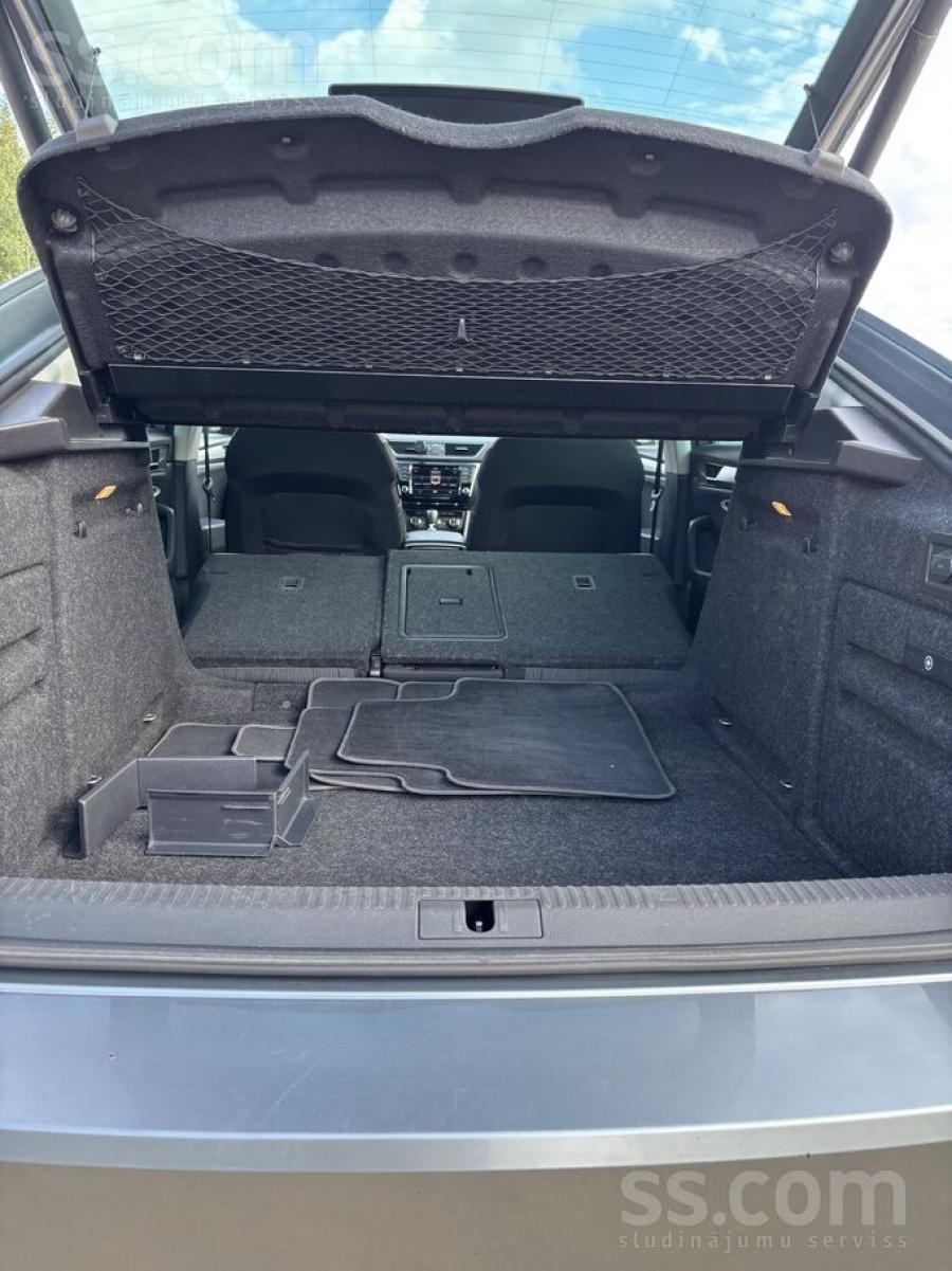 Grey Skoda SuperB 2016 in Riga, with an engine capacity of 2.00 L and mileage of 247 thousand km for 11500 €, photo 10 on AUTOMOTO.COM.LV