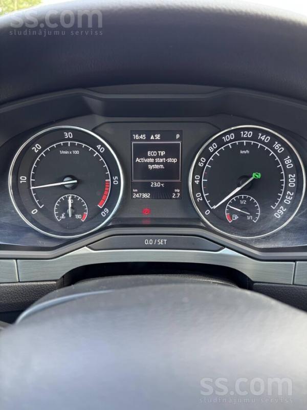 Pelēks Skoda SuperB 2016 Rīga, ar dzinēja tilpumu 2.00 L un nobraukumu 247 tūkst. km par 11500 €, foto 8 vietnē AUTOMOTO.COM.LV