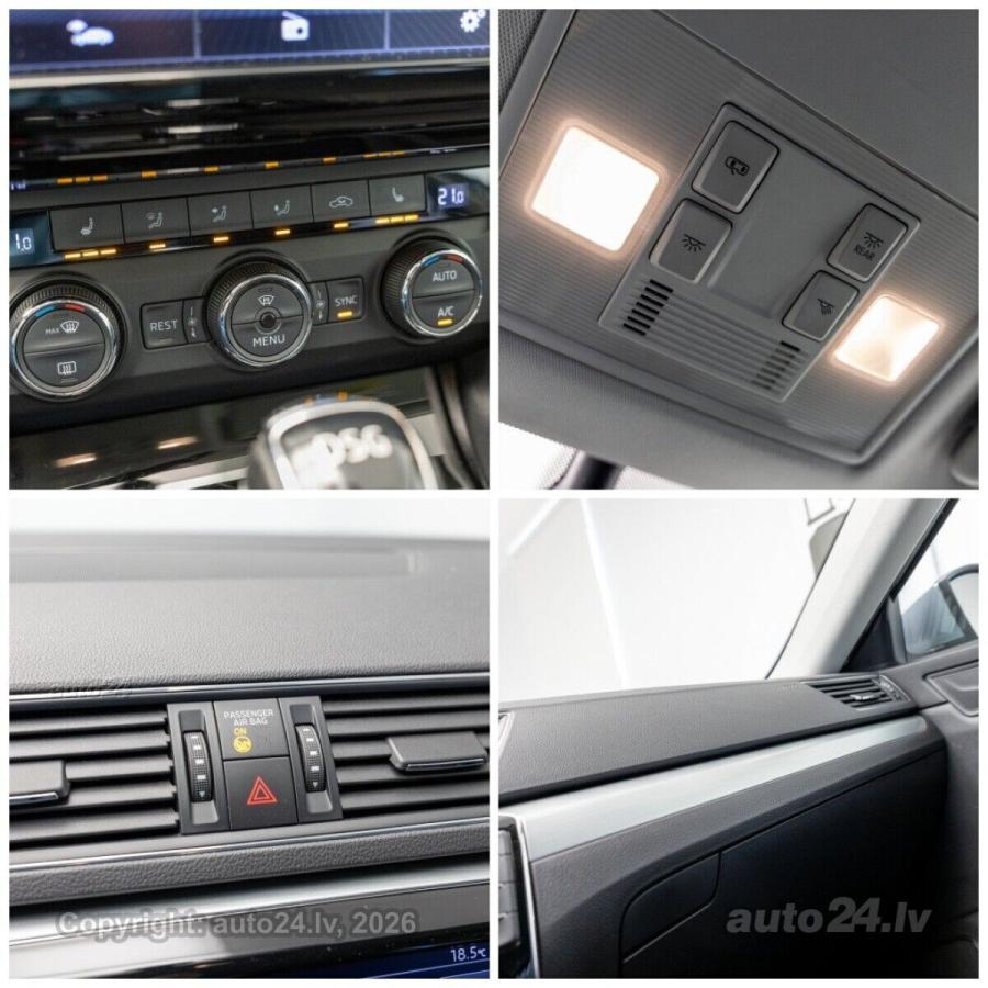 Grey Skoda SuperB 2017 in Johvi, with an engine capacity of 2.00 L and mileage of 183 thousand km for 14000 €, photo 23 on AUTOMOTO.COM.LV