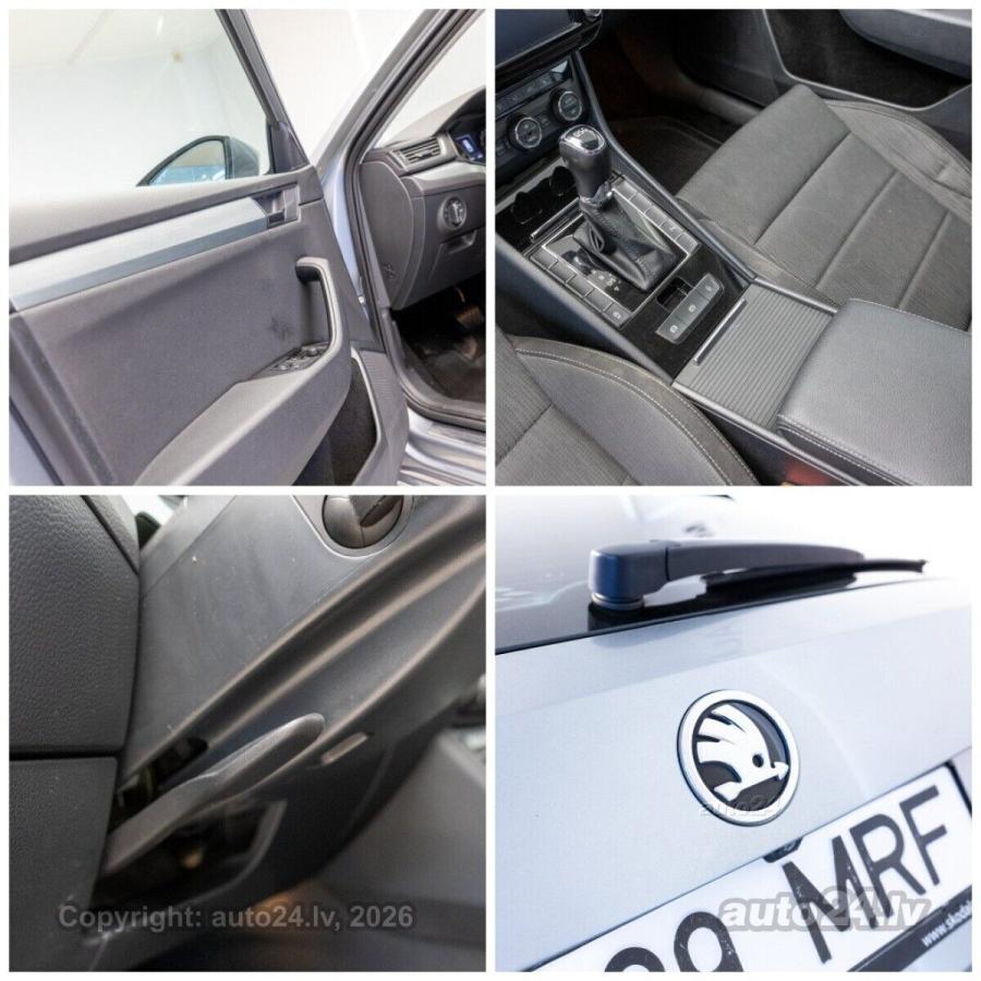 Grey Skoda SuperB 2017 in Johvi, with an engine capacity of 2.00 L and mileage of 183 thousand km for 14000 €, photo 24 on AUTOMOTO.COM.LV