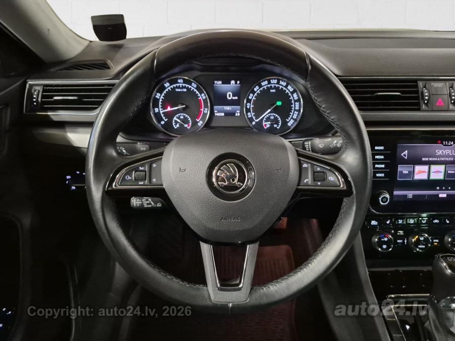 Grey Skoda SuperB 2018 in Tallinn, with an engine capacity of 1.80 L and mileage of 142 thousand km for 15990 €, photo 13 on AUTOMOTO.COM.LV