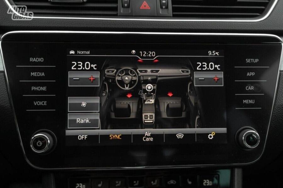 Grey Skoda SuperB 2019 in Vilnius, with an engine capacity of 1.50 L and mileage of 125 thousand km for 17500 €, photo 16 on AUTOMOTO.COM.LV