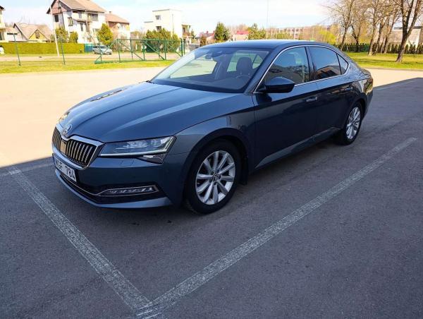 Grey Skoda SuperB 2019 in Jonava, with an engine capacity of 2.00 L and mileage of 81 thousand km for 26500 €, photo 5 on AUTOMOTO.COM.LV