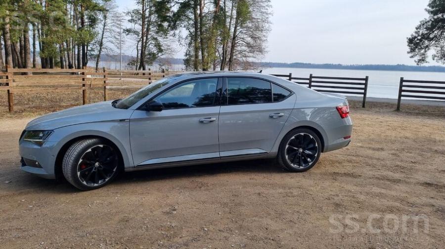 Grey Skoda SuperB 2019 in Daugavpils, with an engine capacity of 2.00 L and mileage of 136 thousand km for 18700 €, photo 3 on AUTOMOTO.COM.LV