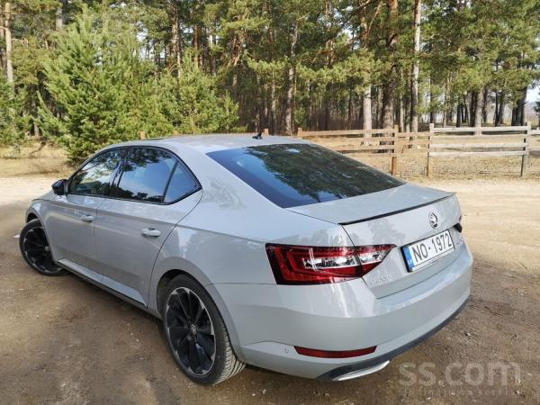 Grey Skoda SuperB 2019 in Daugavpils, with an engine capacity of 2.00 L and mileage of 136 thousand km for 18700 €, photo 5 on AUTOMOTO.COM.LV