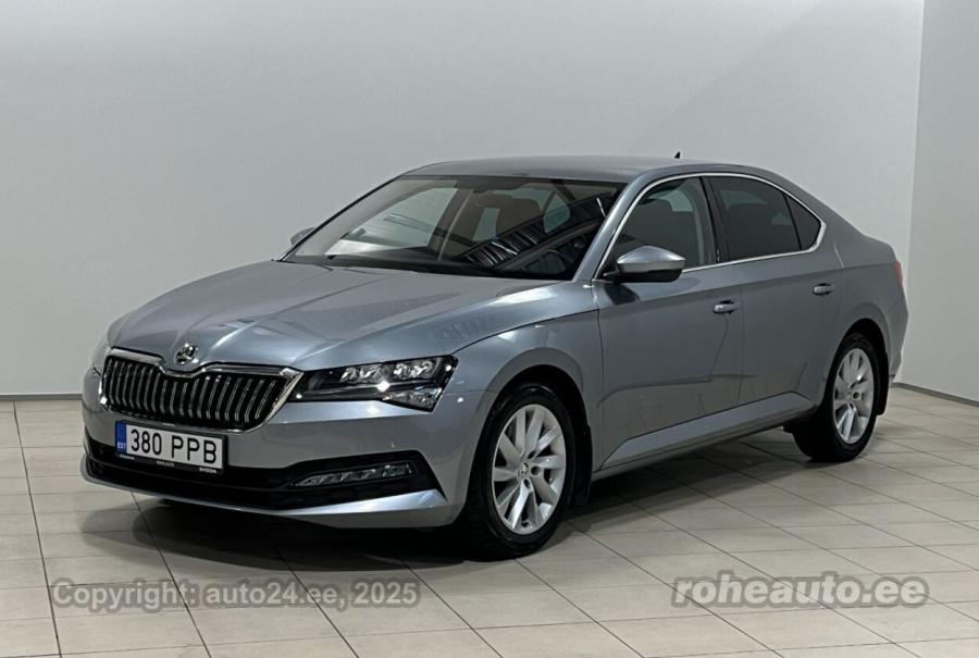 Grey Skoda SuperB 2020 in Tallinn, with an engine capacity of 1.50 L and mileage of 58 thousand km for 18900 €, photo 1 on AUTOMOTO.COM.LV