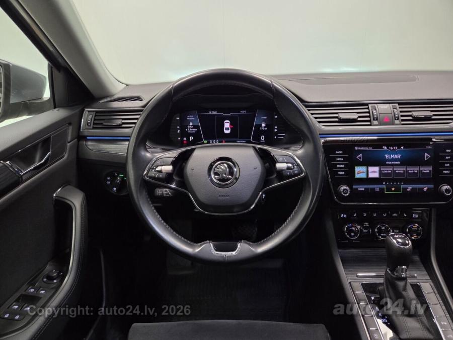 Grey Skoda SuperB 2021 in Tallinn, with an engine capacity of 1.50 L and mileage of 101 thousand km for 18900 €, photo 15 on AUTOMOTO.COM.LV