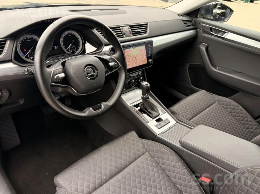 Grey Skoda SuperB 2021 in Riga, with an engine capacity of 1.40 L and mileage of 121 thousand km for 20490 €, photo 8 on AUTOMOTO.COM.LV