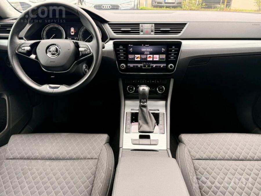 Grey Skoda SuperB 2021 in Riga, with an engine capacity of 1.40 L and mileage of 121 thousand km for 20490 €, photo 9 on AUTOMOTO.COM.LV