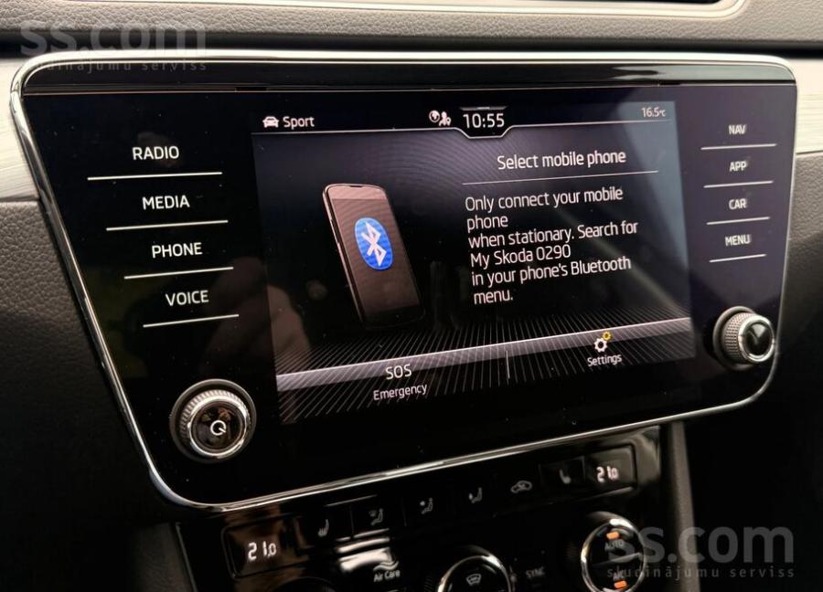 Grey Skoda SuperB 2021 in Riga, with an engine capacity of 1.40 L and mileage of 121 thousand km for 20490 €, photo 22 on AUTOMOTO.COM.LV