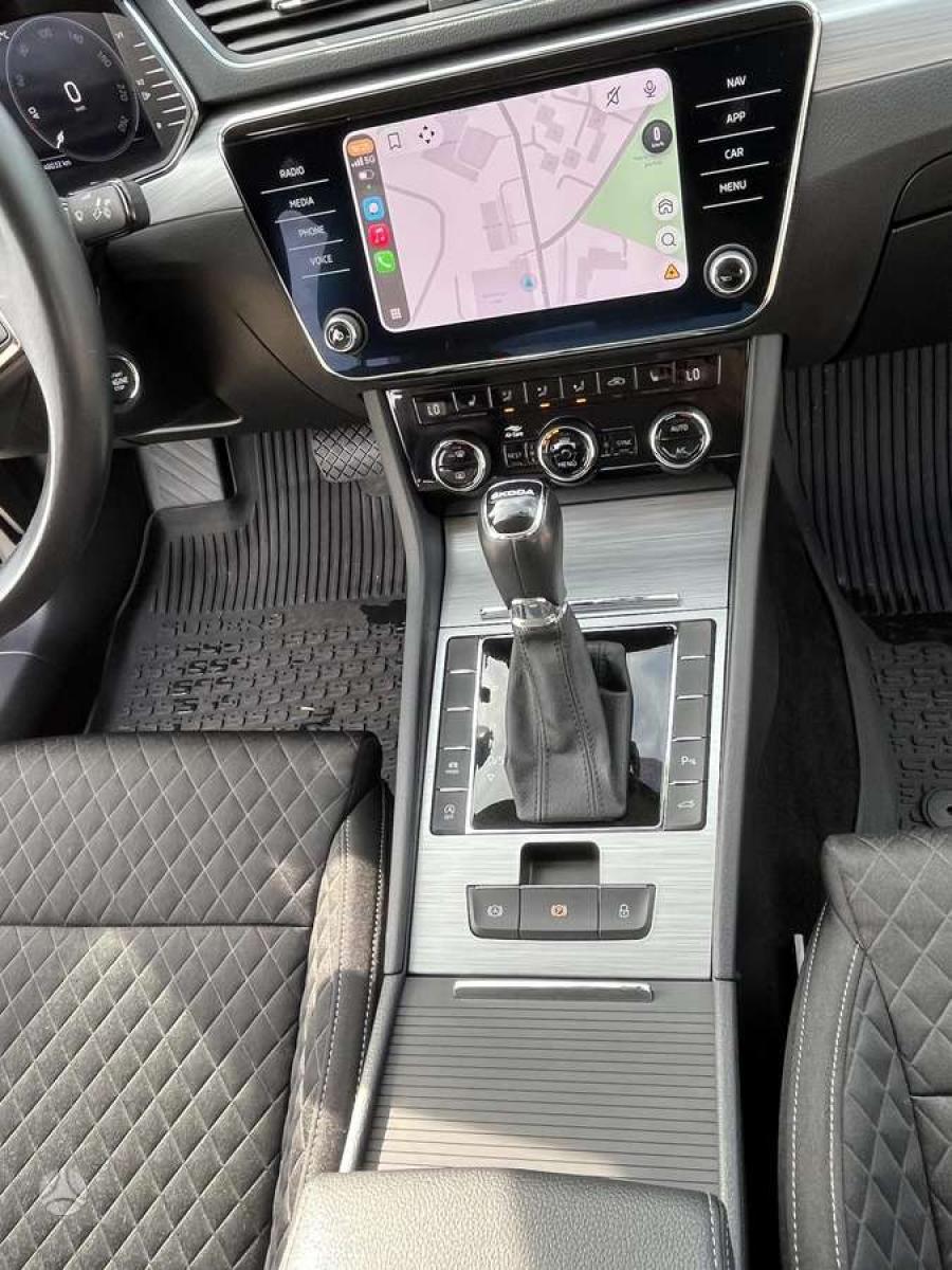 Pelēks Skoda SuperB 2022 Panevēža, ar dzinēja tilpumu 1.97 L un nobraukumu 148 tūkst. km par 21000 €, foto 12 vietnē AUTOMOTO.COM.LV
