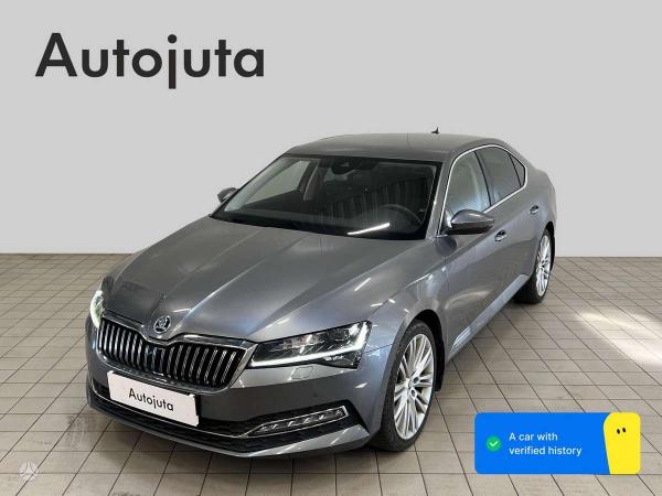 Grey Skoda SuperB 2023 in Kaunas, with an engine capacity of 1.97 L and mileage of 117 thousand km for 23000 €, photo 1 on AUTOMOTO.COM.LV
