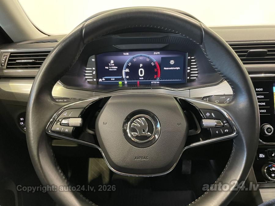 Grey Skoda SuperB 2023 in Tallinn, with an engine capacity of 1.50 L and mileage of 68 thousand km for 21890 €, photo 18 on AUTOMOTO.COM.LV