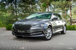Grey Skoda SuperB 2023 in Kaunas, with an engine capacity of 1.98 L and mileage of 116 thousand km for 23200 €, photo  on AUTOMOTO.COM.LV