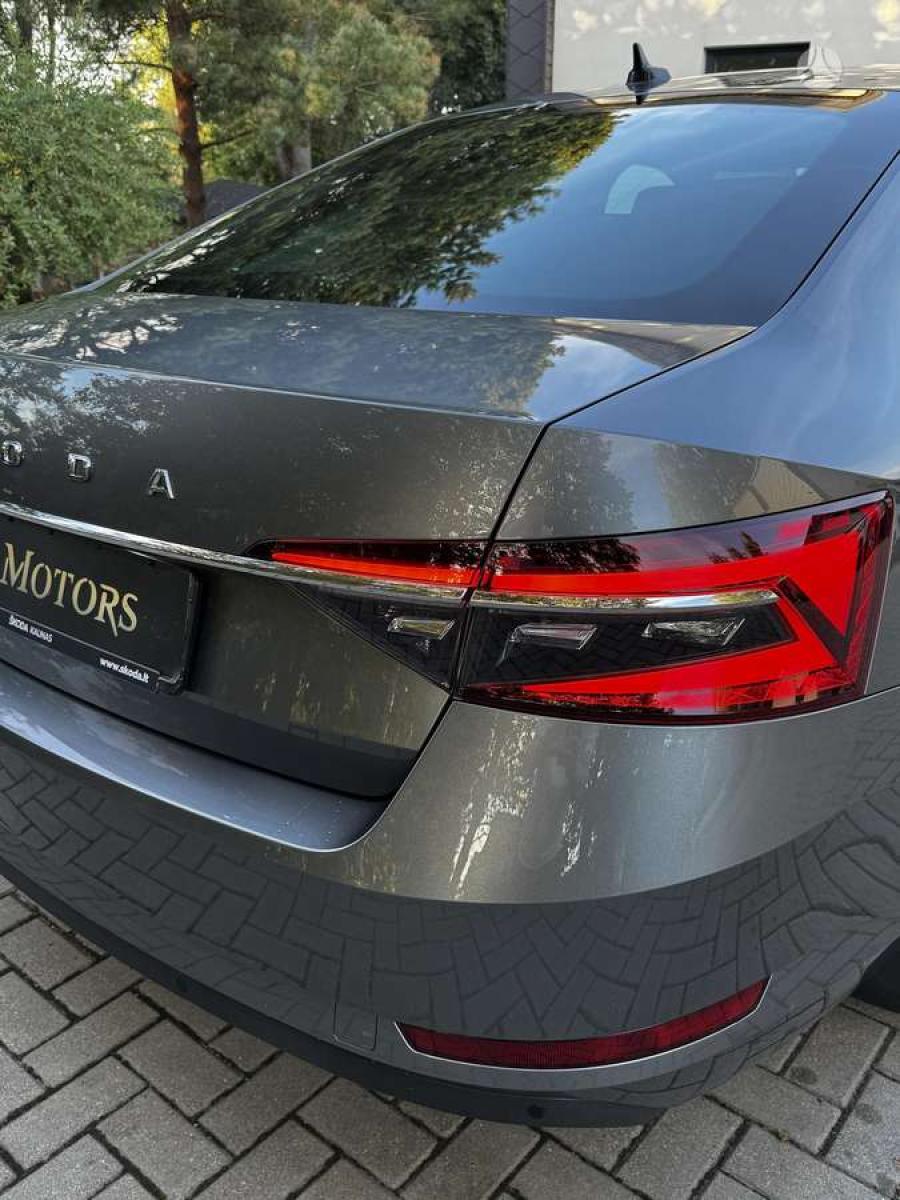 Pelēks Skoda SuperB 2023 Kauņa, ar dzinēja tilpumu 1.98 L un nobraukumu 116 tūkst. km par 23200 €, foto 30 vietnē AUTOMOTO.COM.LV