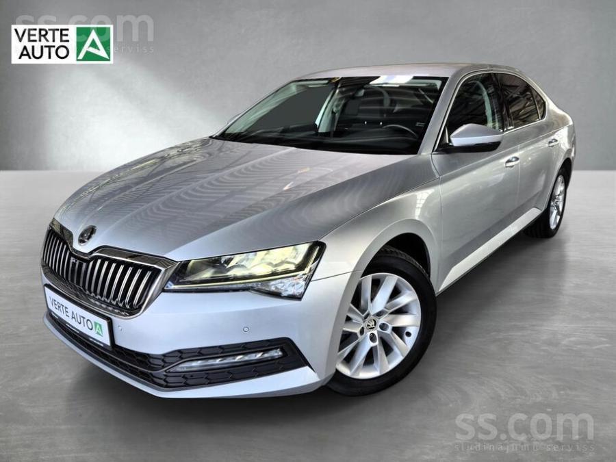 Pelēks Skoda SuperB 2023 Rīga, ar dzinēja tilpumu 1.50 L un nobraukumu 76 tūkst. km par 22590 €, foto 1 vietnē AUTOMOTO.COM.LV