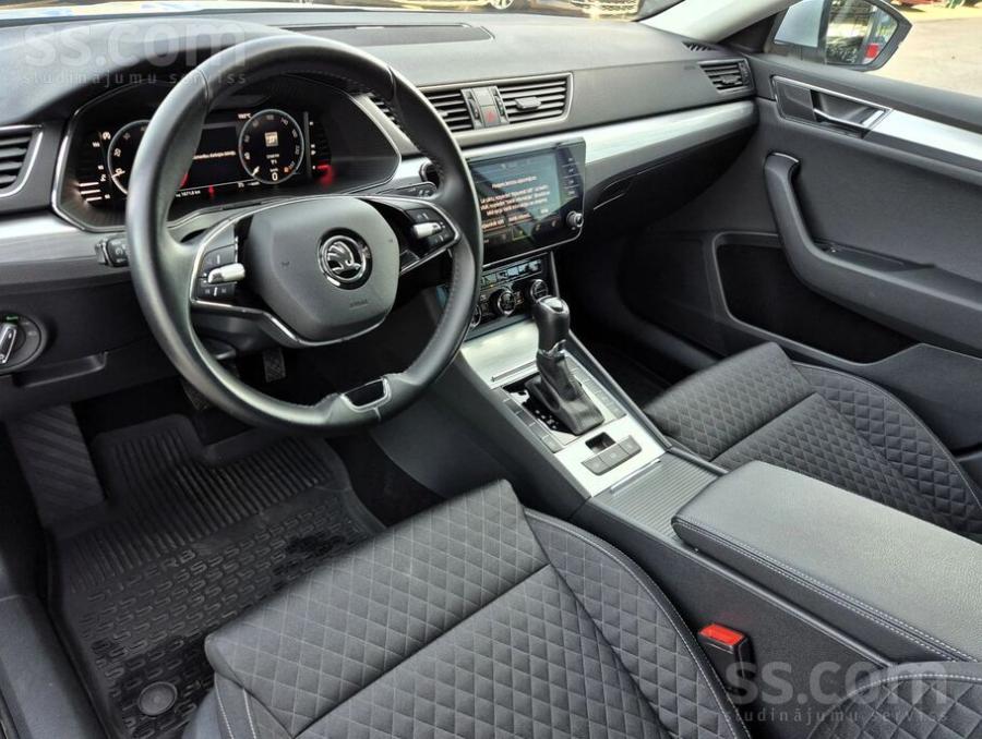 Pelēks Skoda SuperB 2023 Rīga, ar dzinēja tilpumu 1.50 L un nobraukumu 76 tūkst. km par 22590 €, foto 8 vietnē AUTOMOTO.COM.LV
