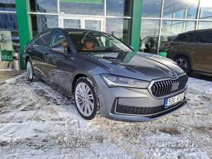 Grey Skoda SuperB 2024 in Tartu, with an engine capacity of 2.00 L and mileage of 36 thousand km for 43900 €, photo  on AUTOMOTO.COM.LV