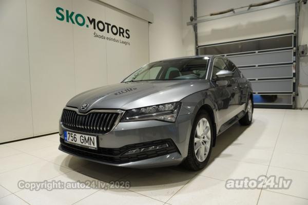 Pelēks Skoda SuperB 2024 Tallina, ar dzinēja tilpumu 1.50 L un nobraukumu 35 tūkst. km par 26200 €, foto  vietnē AUTOMOTO.COM.LV