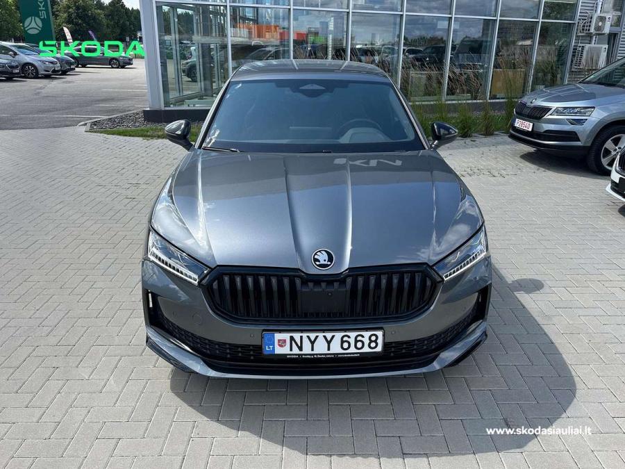 Pelēks Skoda SuperB 2025 Šauļi, ar dzinēja tilpumu 1.50 L un nobraukumu 20 tūkst. km par 37900 €, foto 3 vietnē AUTOMOTO.COM.LV