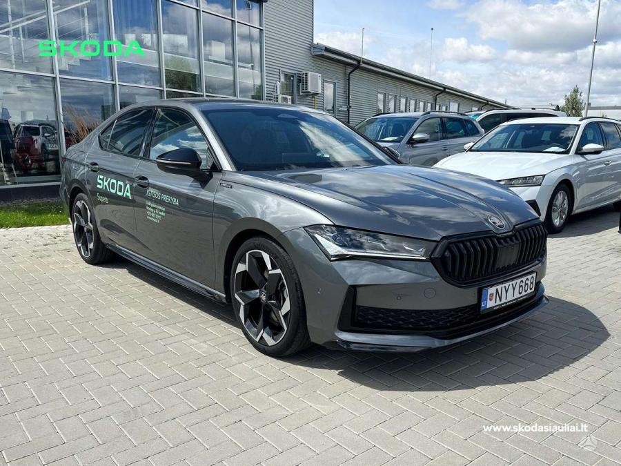Pelēks Skoda SuperB 2025 Šauļi, ar dzinēja tilpumu 1.50 L un nobraukumu 20 tūkst. km par 37900 €, foto 4 vietnē AUTOMOTO.COM.LV