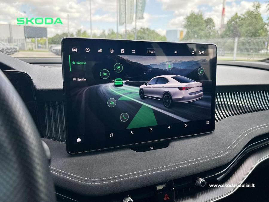 Pelēks Skoda SuperB 2025 Šauļi, ar dzinēja tilpumu 1.50 L un nobraukumu 20 tūkst. km par 37900 €, foto 33 vietnē AUTOMOTO.COM.LV