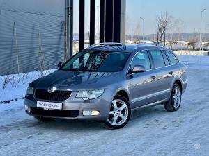 Grey Skoda SuperB 2010 in Vilnius, with an engine capacity of 1.97 L and mileage of 390 thousand km for 4790 €, photo 14 on AUTOMOTO.COM.LV