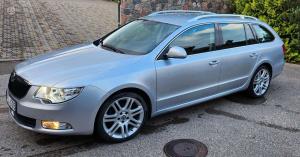 Grey Skoda SuperB 2011 in Vilnius, with an engine capacity of 1.97 L and mileage of 210 thousand km for 4650 €, photo 3 on AUTOMOTO.COM.LV