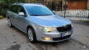 Grey Skoda SuperB 2011 in Vilnius, with an engine capacity of 1.97 L and mileage of 210 thousand km for 4650 €, photo 8 on AUTOMOTO.COM.LV
