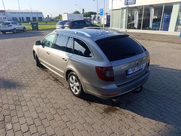 Grey Skoda SuperB 2012 in Klaipeda, with an engine capacity of 2.00 L and mileage of 350 thousand km for 3700 €, photo 4 on AUTOMOTO.COM.LV
