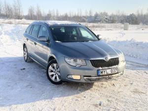 Grey Skoda SuperB 2012 in Vilnius, with an engine capacity of 1.80 L and mileage of 314 thousand km for 3300 €, photo  on AUTOMOTO.COM.LV