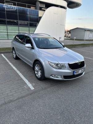 Grey Skoda SuperB 2012 in Vilnius, with an engine capacity of 2.00 L and mileage of 357 thousand km for 5250 €, photo  on AUTOMOTO.COM.LV
