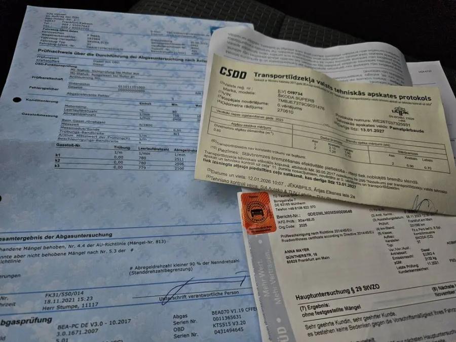 Серый Шкода Суперб 2012 в Екабпилс, объемом двигателя 2.00 л и пробегом 271 тыс. км за 6290 €, фото 23 на AUTOMOTO.COM.LV