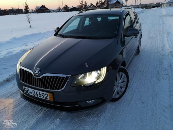 Pelēks Skoda SuperB 2014 Jurbarkas, ar dzinēja tilpumu 2.00 L un nobraukumu 211 tūkst. km par 5950 €, foto 2 vietnē AUTOMOTO.COM.LV