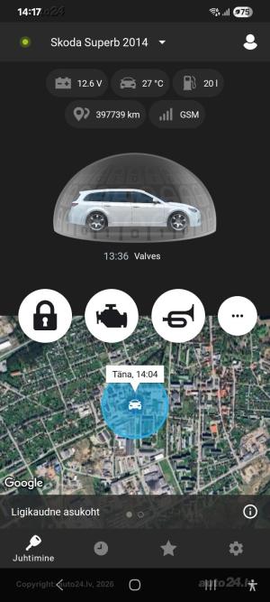 Серый Шкода Суперб 2014 в Таллин, объемом двигателя 2.00 л и пробегом 398 тыс. км за 7000 €, фото 10 на AUTOMOTO.COM.LV
