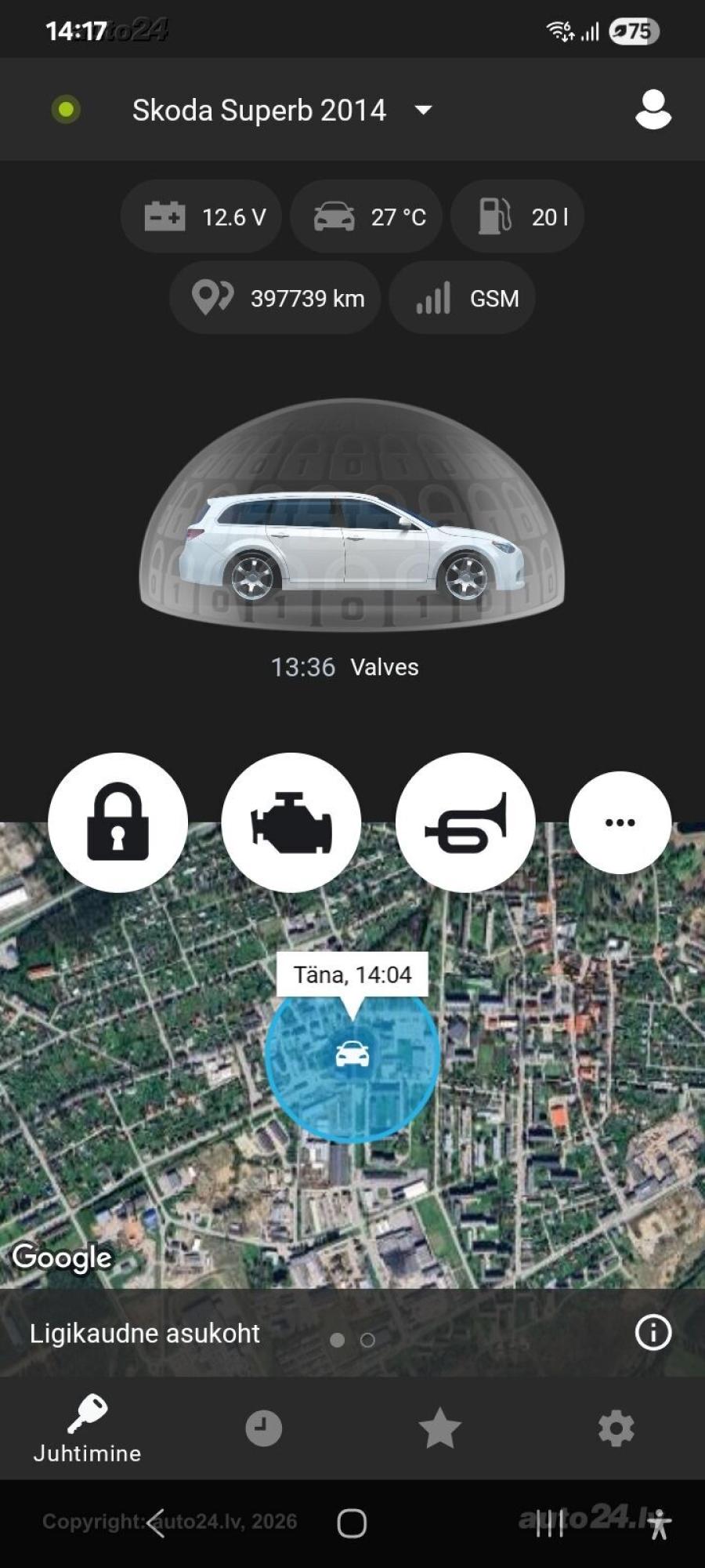 Серый Шкода Суперб 2014 в Таллин, объемом двигателя 2.00 л и пробегом 398 тыс. км за 7000 €, фото 10 на AUTOMOTO.COM.LV