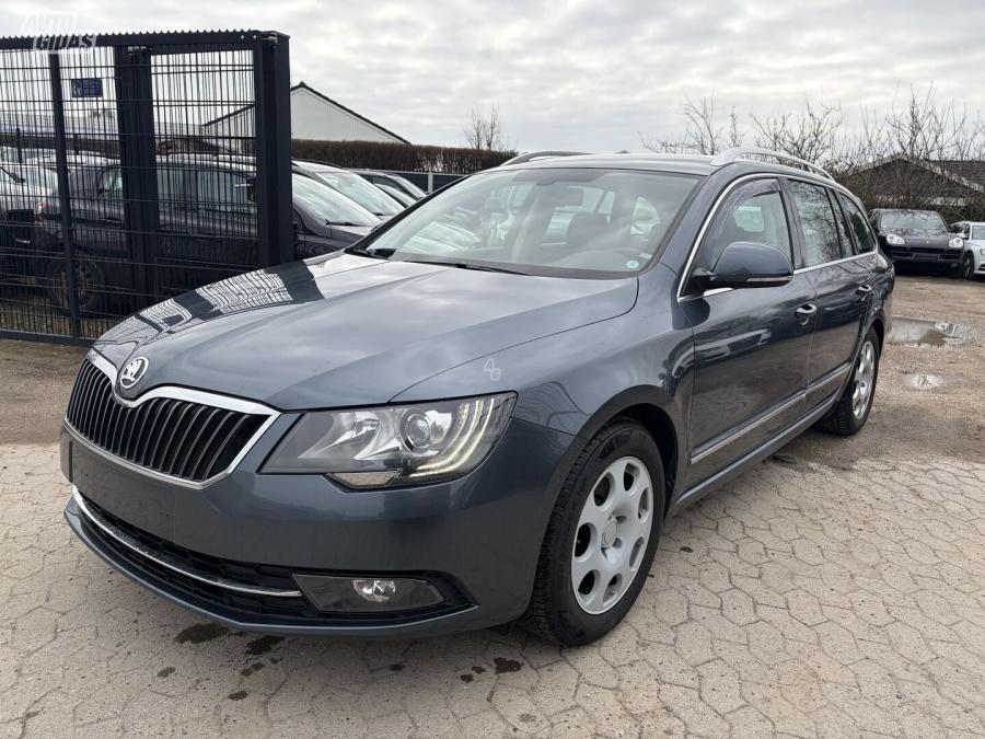 Grey Skoda SuperB 2014 in Vilnius, with an engine capacity of 1.80 L and mileage of 195 thousand km for 6200 €, photo 1 on AUTOMOTO.COM.LV