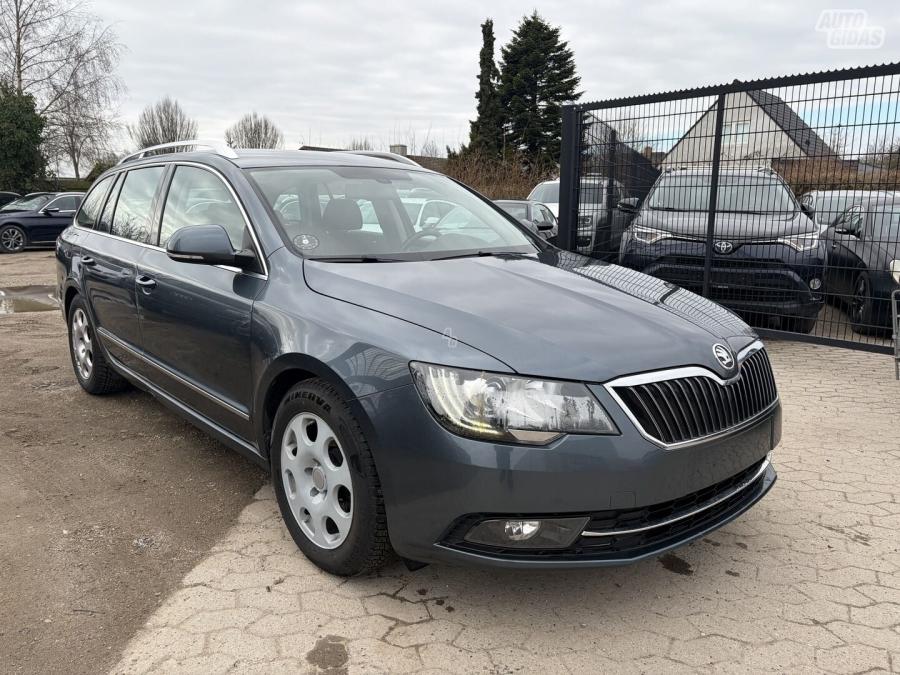 Grey Skoda SuperB 2014 in Vilnius, with an engine capacity of 1.80 L and mileage of 195 thousand km for 6200 €, photo 2 on AUTOMOTO.COM.LV