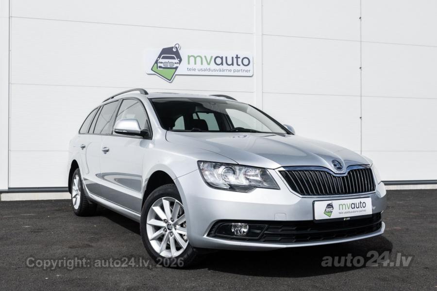 Grey Skoda SuperB 2014 in Tallinn, with an engine capacity of 1.80 L and mileage of 115 thousand km for 7990 €, photo 6 on AUTOMOTO.COM.LV