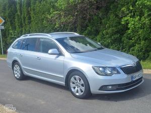 Grey Skoda SuperB 2014 in Mazeikiai, with an engine capacity of 2.00 L and mileage of 296 thousand km for 7550 €, photo 7 on AUTOMOTO.COM.LV