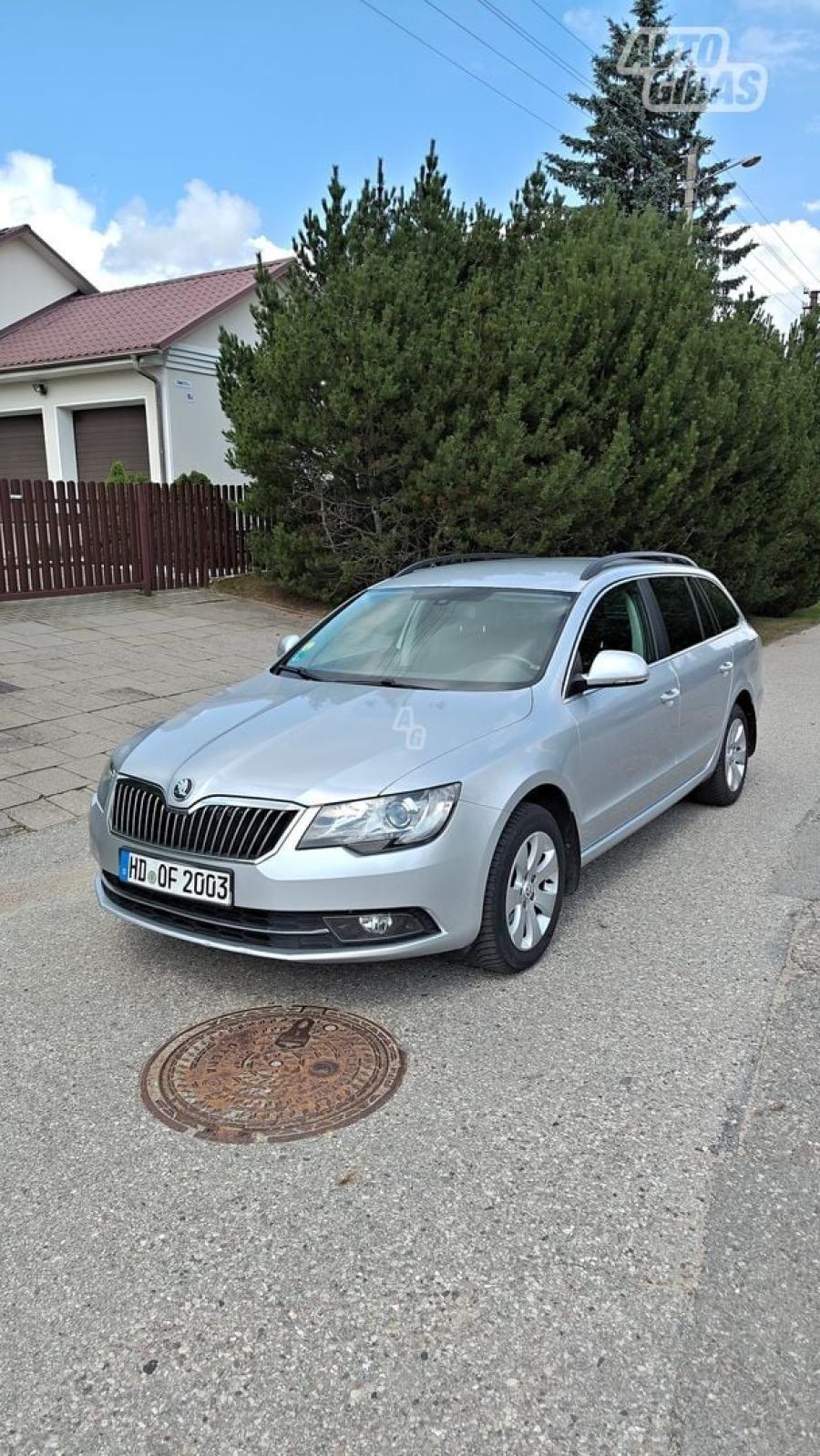 Pelēks Skoda SuperB 2014 Utena, ar dzinēja tilpumu 2.00 L un nobraukumu 195 tūkst. km par 7200 €, foto 1 vietnē AUTOMOTO.COM.LV