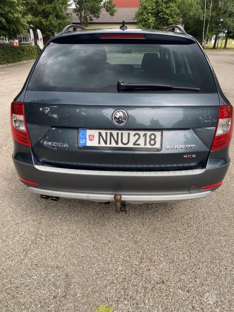 Pelēks Skoda SuperB 2014 Panevēža, ar dzinēja tilpumu 1.97 L un nobraukumu 223 tūkst. km par 9200 €, foto 5 vietnē AUTOMOTO.COM.LV