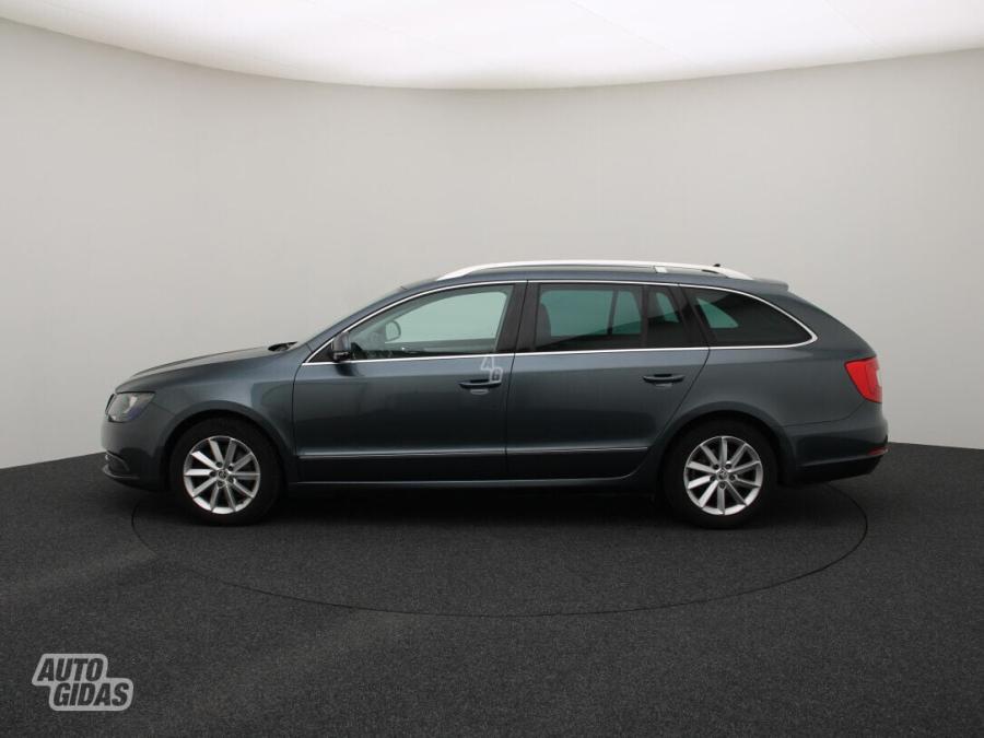 Grey Skoda SuperB 2015 in Vilnius, with an engine capacity of 1.60 L and mileage of 247 thousand km for 7099 €, photo 6 on AUTOMOTO.COM.LV