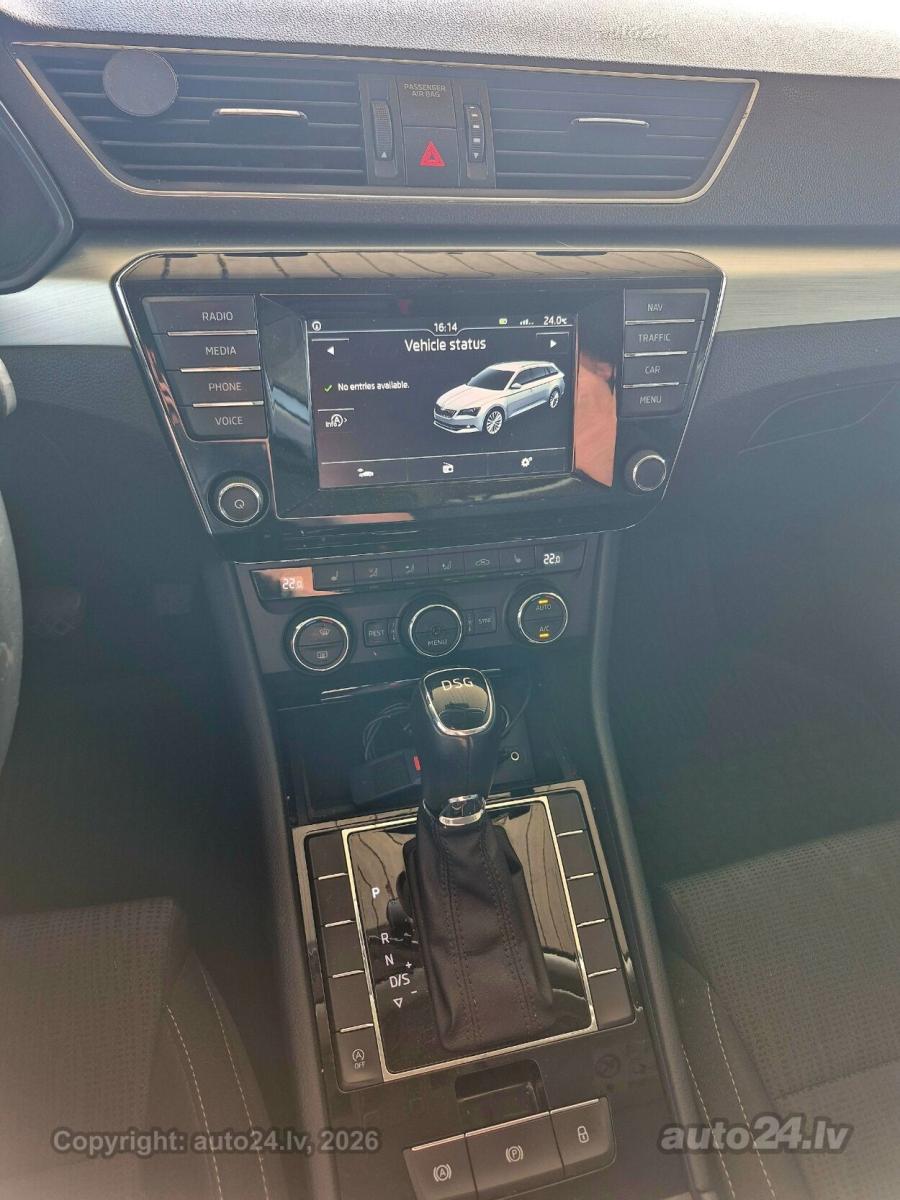 Pelēks Skoda SuperB 2015 Tallina, ar dzinēja tilpumu 1.80 L un nobraukumu 233 tūkst. km par 9990 €, foto 19 vietnē AUTOMOTO.COM.LV