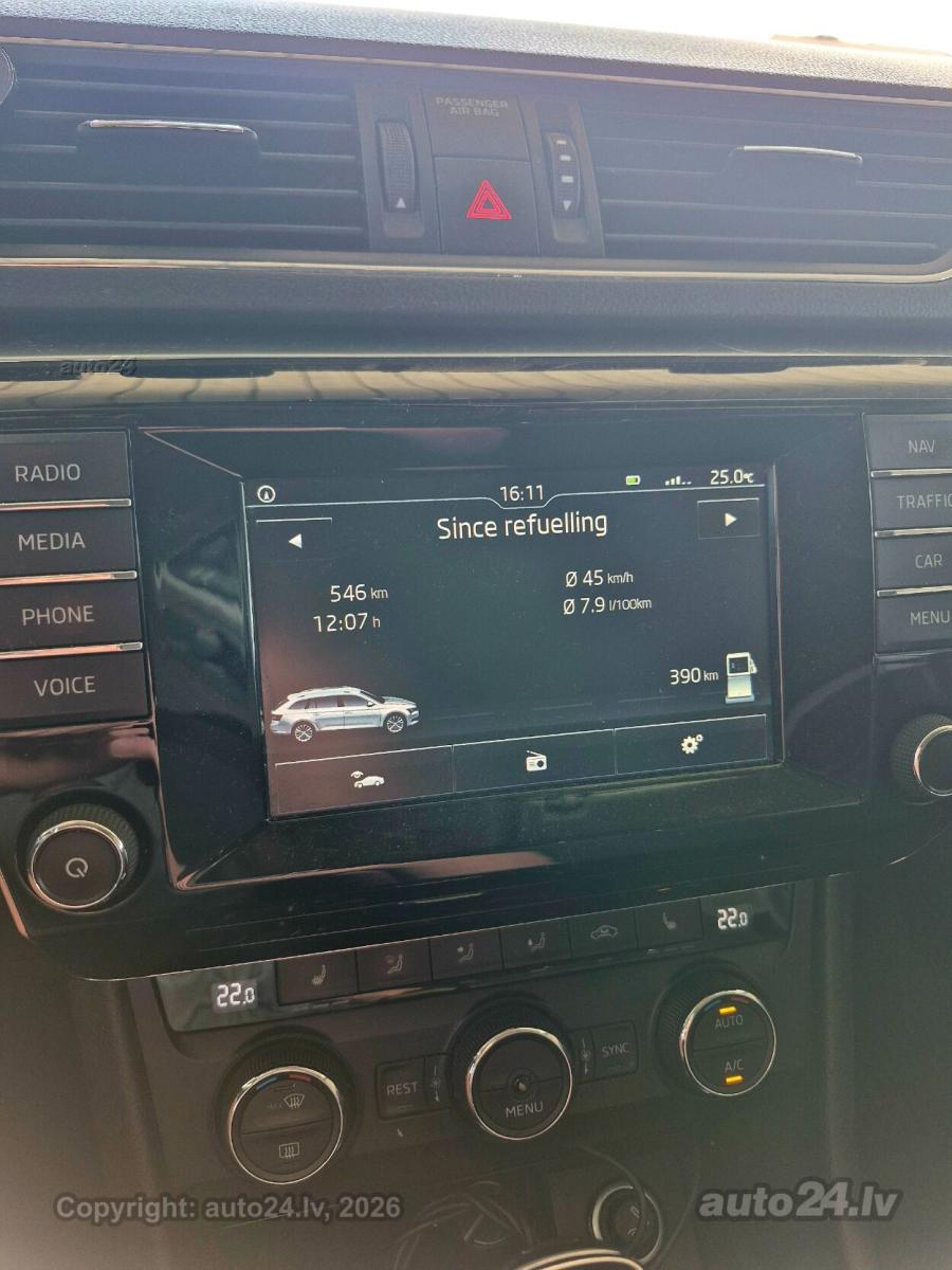 Pelēks Skoda SuperB 2015 Tallina, ar dzinēja tilpumu 1.80 L un nobraukumu 233 tūkst. km par 9990 €, foto 20 vietnē AUTOMOTO.COM.LV