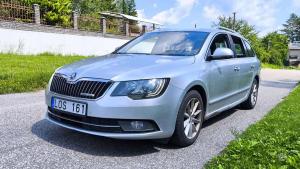 Grey Skoda SuperB 2015 in Vilnius, with an engine capacity of 1.60 L and mileage of 407 thousand km for 2700 €, photo  on AUTOMOTO.COM.LV