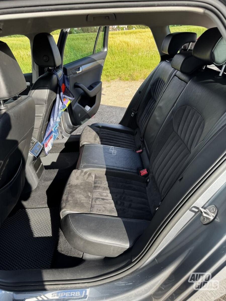 Grey Skoda SuperB 2015 in Marijampole, with an engine capacity of 1.60 L and mileage of 234 thousand km for 10500 €, photo 7 on AUTOMOTO.COM.LV